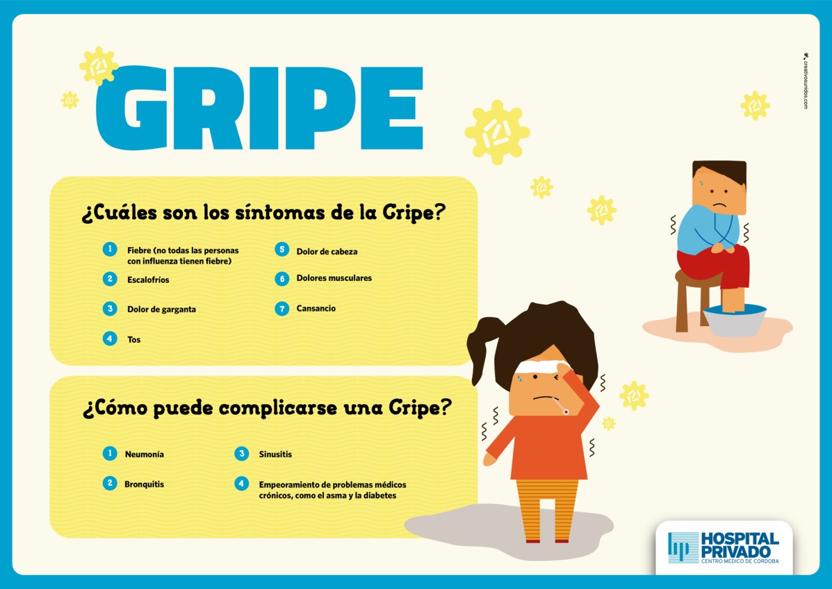 Cartel De Prevención De La Gripe