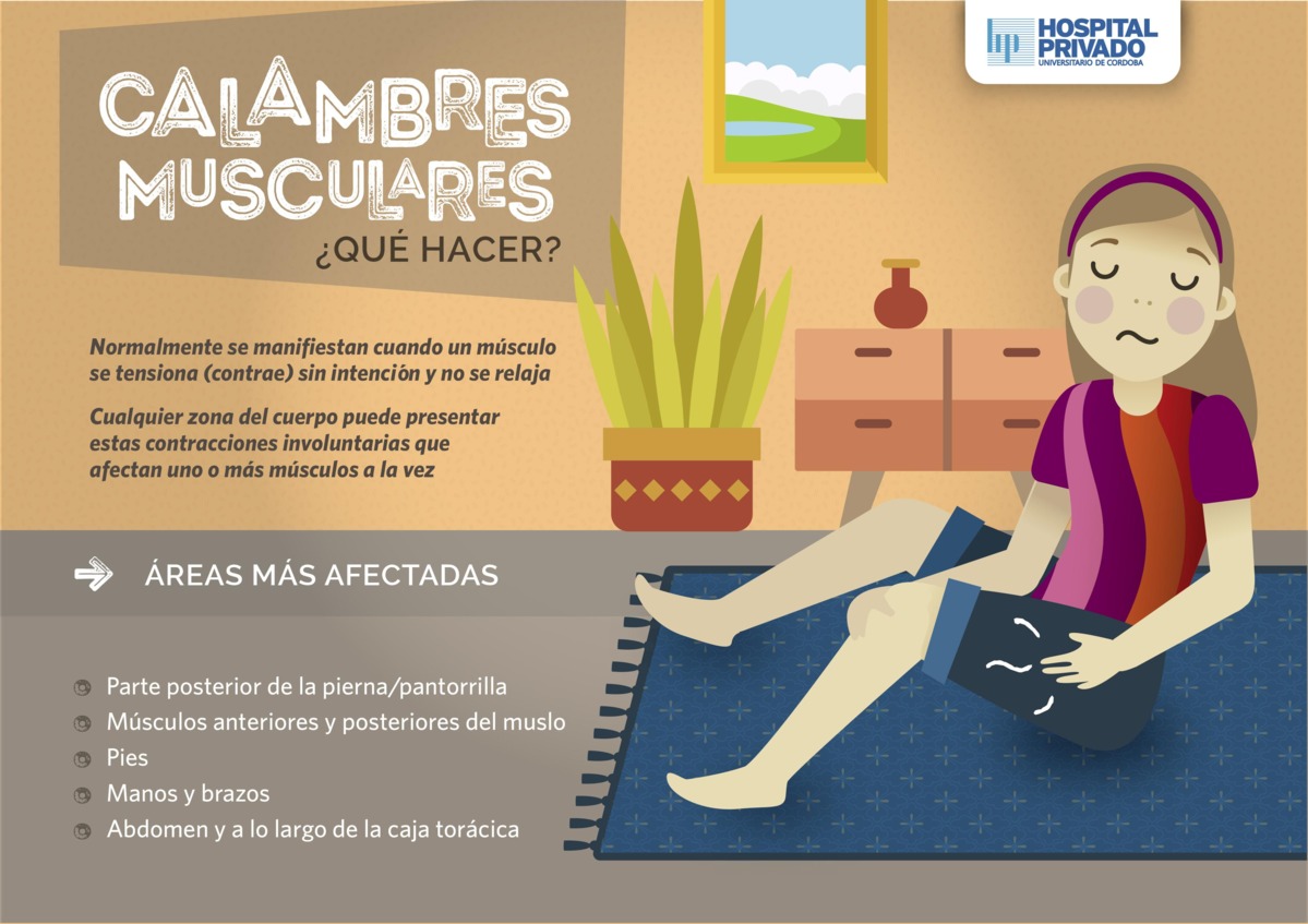 ¿Qué hacer con los calambres musculares?